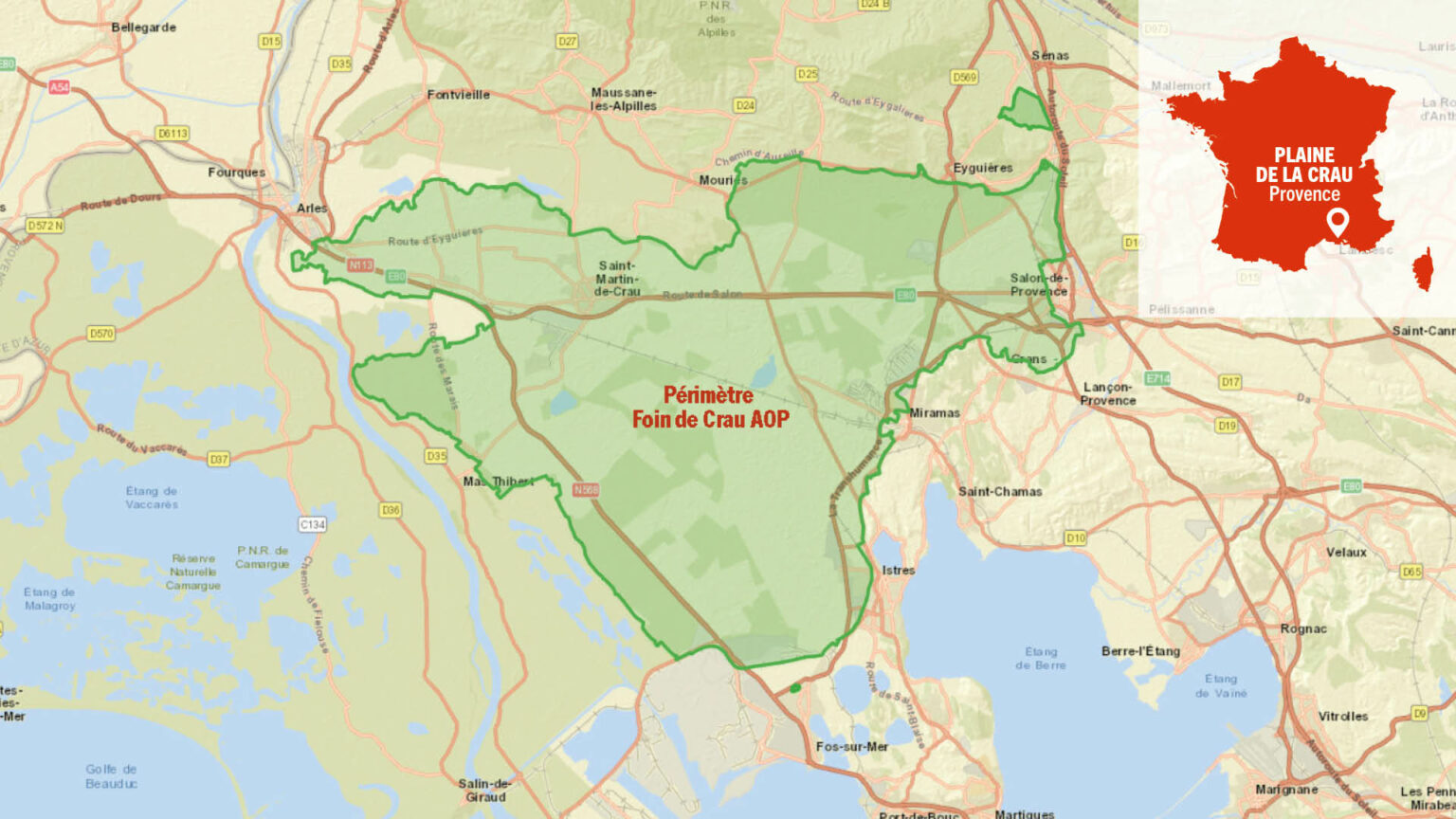 La plaine de la Crau - Foin de Crau